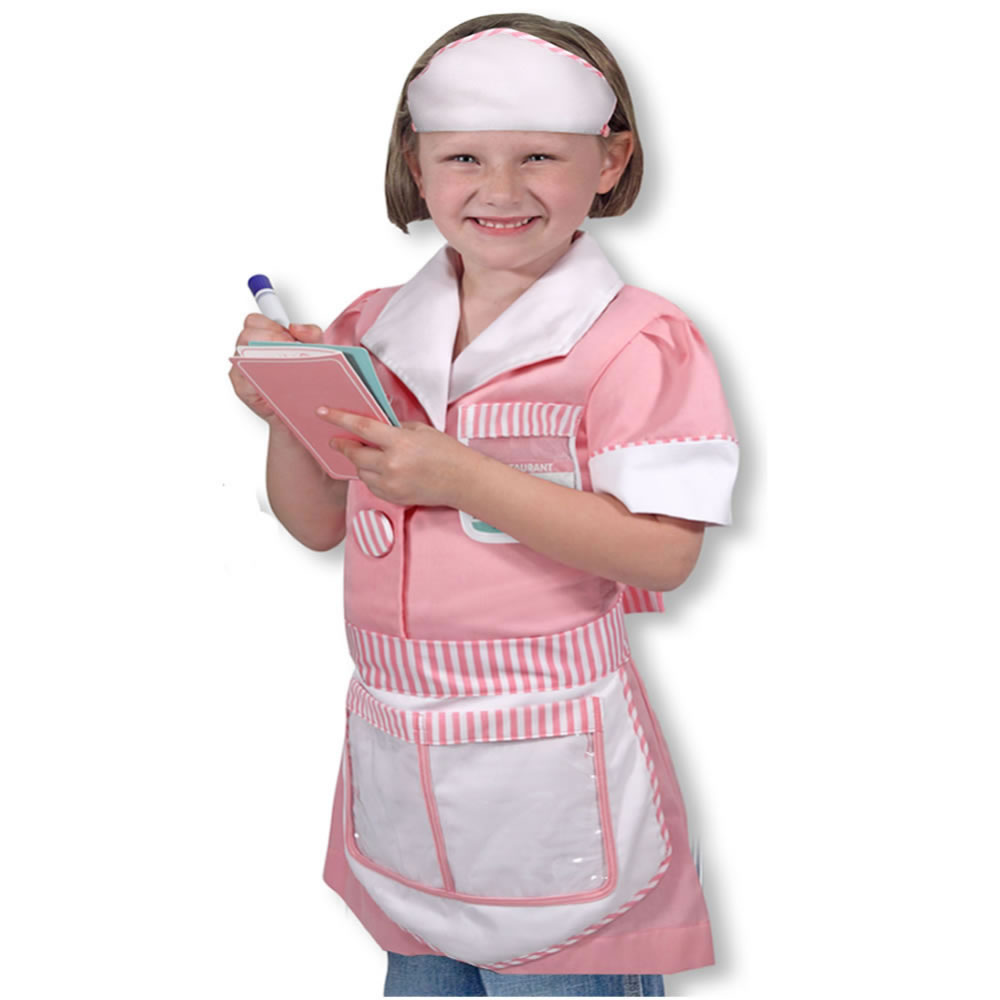 Waitress Role Play Dramatic Play Costume