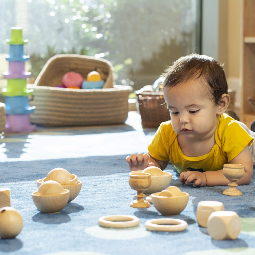 Toddler Wooden Heuristic Play Starter Pack - 63 Pieces
