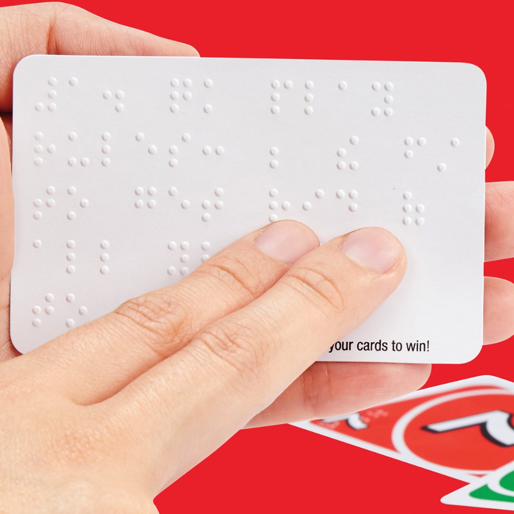 UNO Braille Card Game
