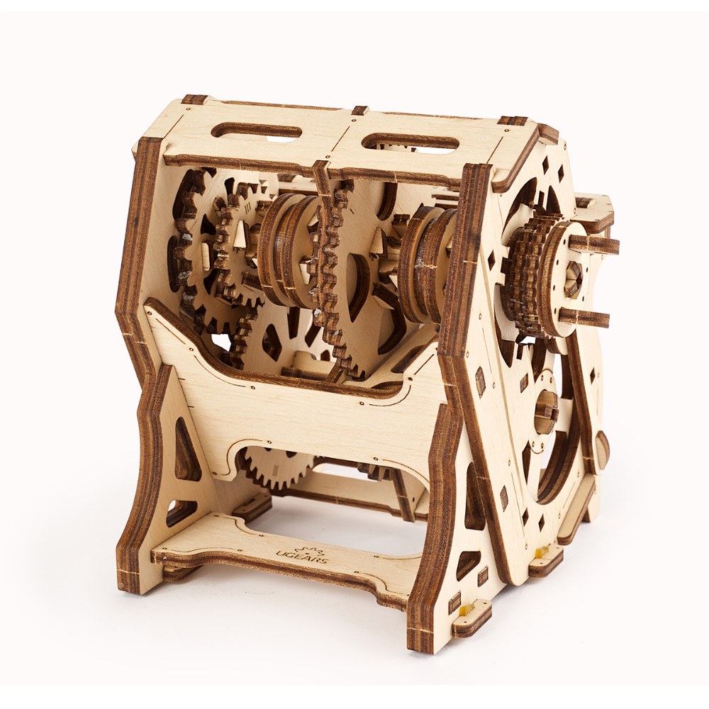 UGears STEM LAB Gearbox - Educational Mechanical Model Kit