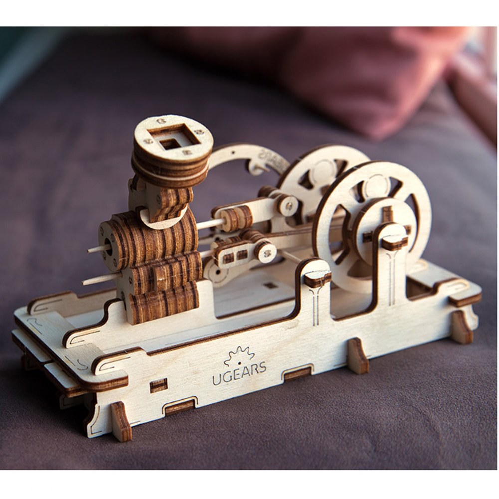 UGears Pneumatic Engine - Mechanical Model Kit