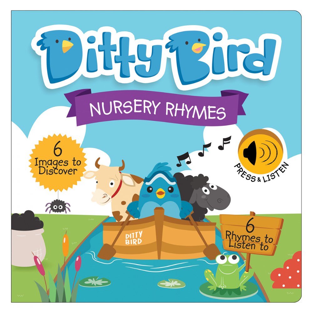 Ditty Bird Bedtime And Nursery Rhyme Song Books Set Of 2