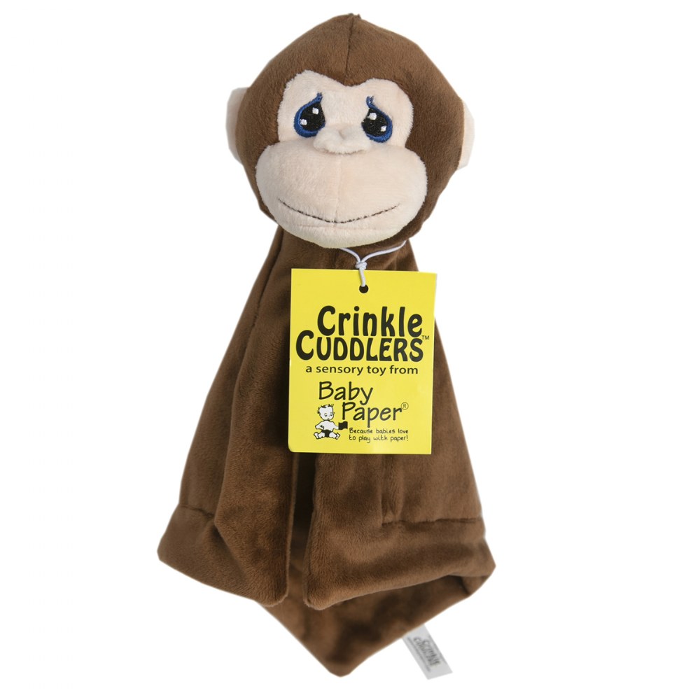 Crinkle Cuddlers Monkey Gift Set - Crinkle Cuddlers Monkey & Jungle ...