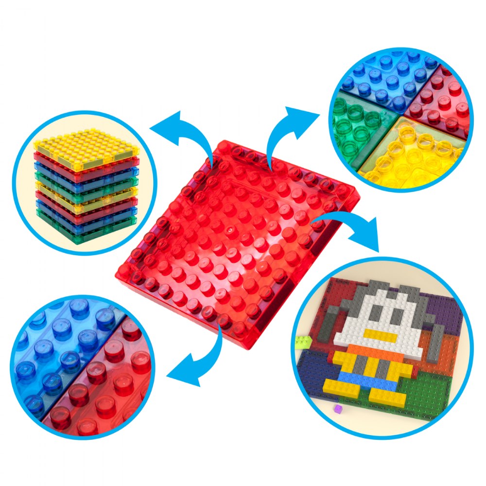 Magnetic Tiles & Building Bricks - 1016 Pieces