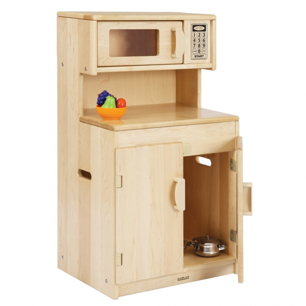 Premium Solid Maple Cupboard/Microwave