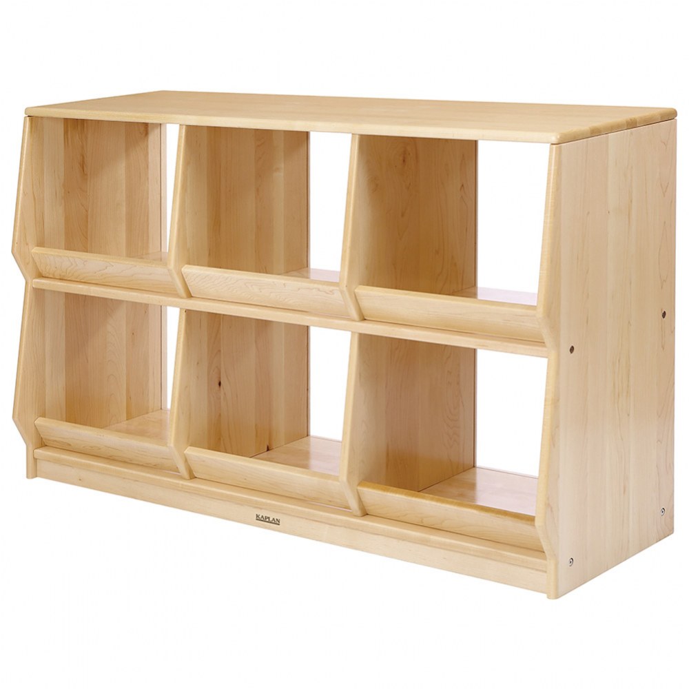 Premium Solid Maple Toddler Play-Bin - Acrylic Back