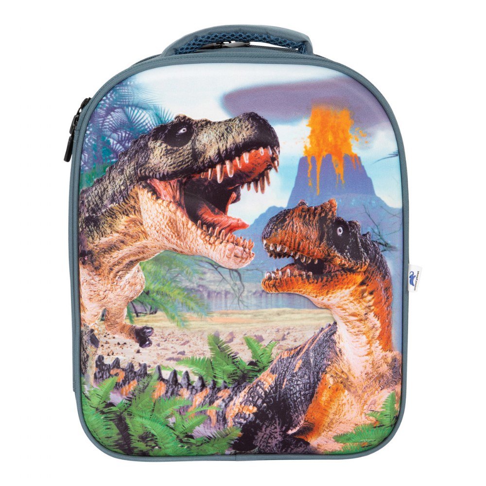 3D Dinosaur Junior Backpack with 2 Figures