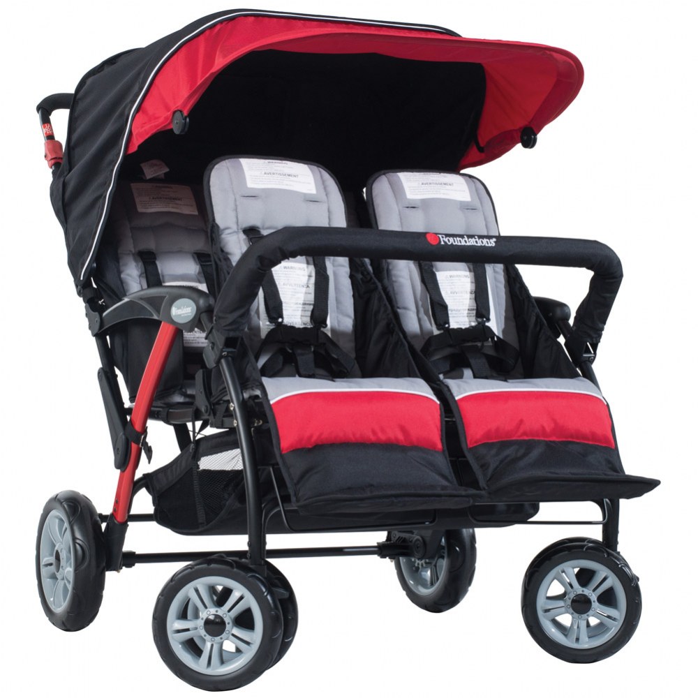 Quad Sport™ 4 - Passenger Stroller - Red