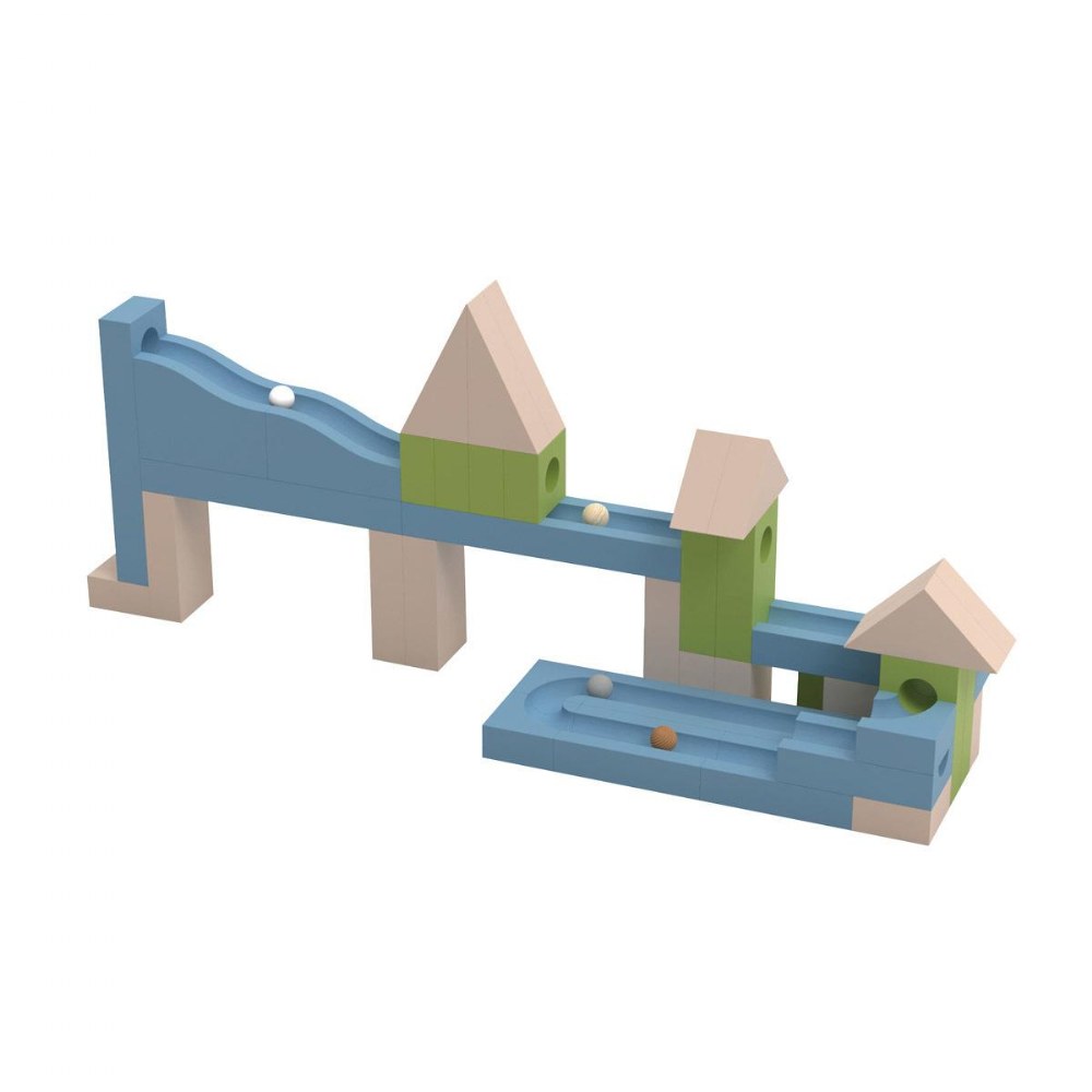 Ramp and Roll Discovery Blocks - 48 Pieces