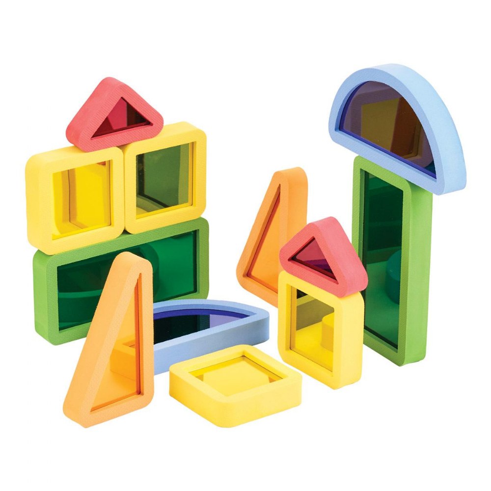 Mirror Foam Blocks - 12 Pieces