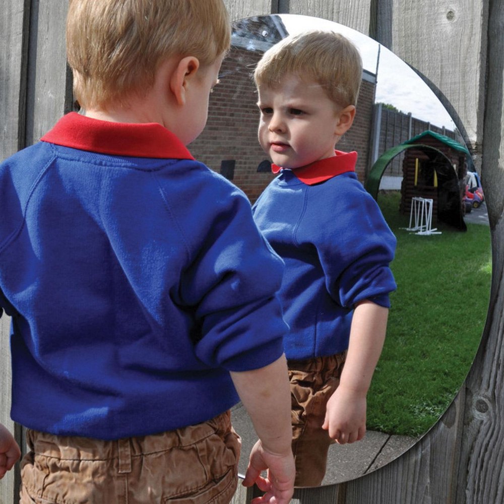 Round Outdoor Mirror