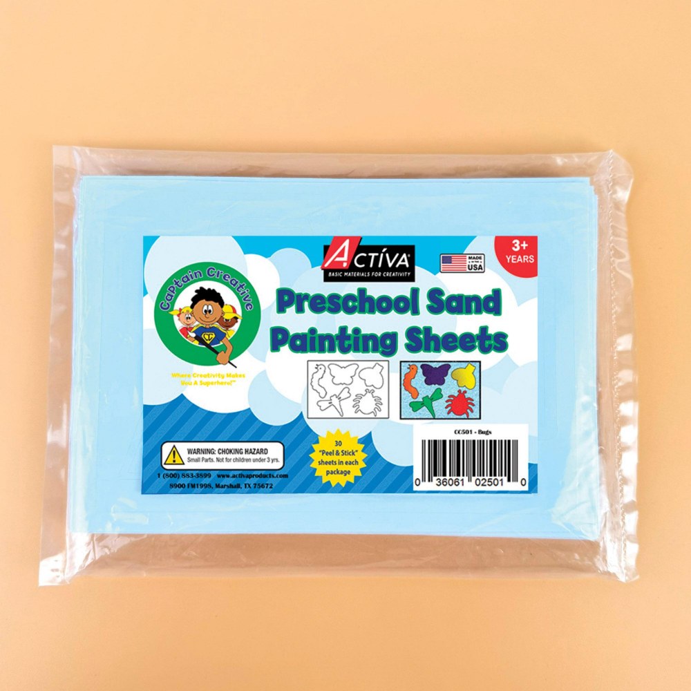 Colored Sand Art & Sticker Sheets