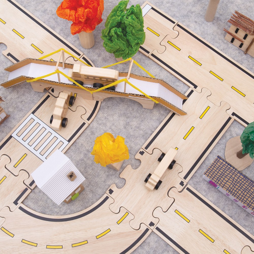 Wooden Roadway Track System