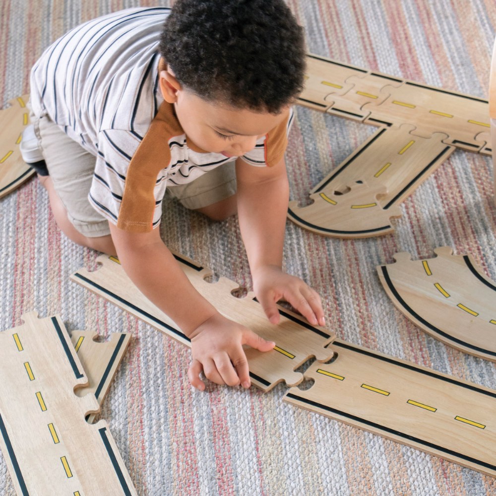 Wooden Roadway Track System