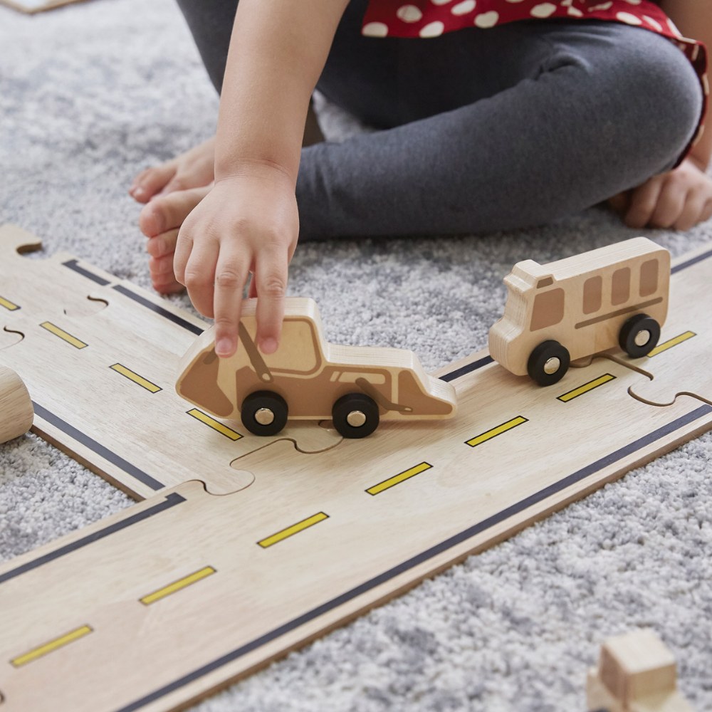 Wooden Roadway Track System