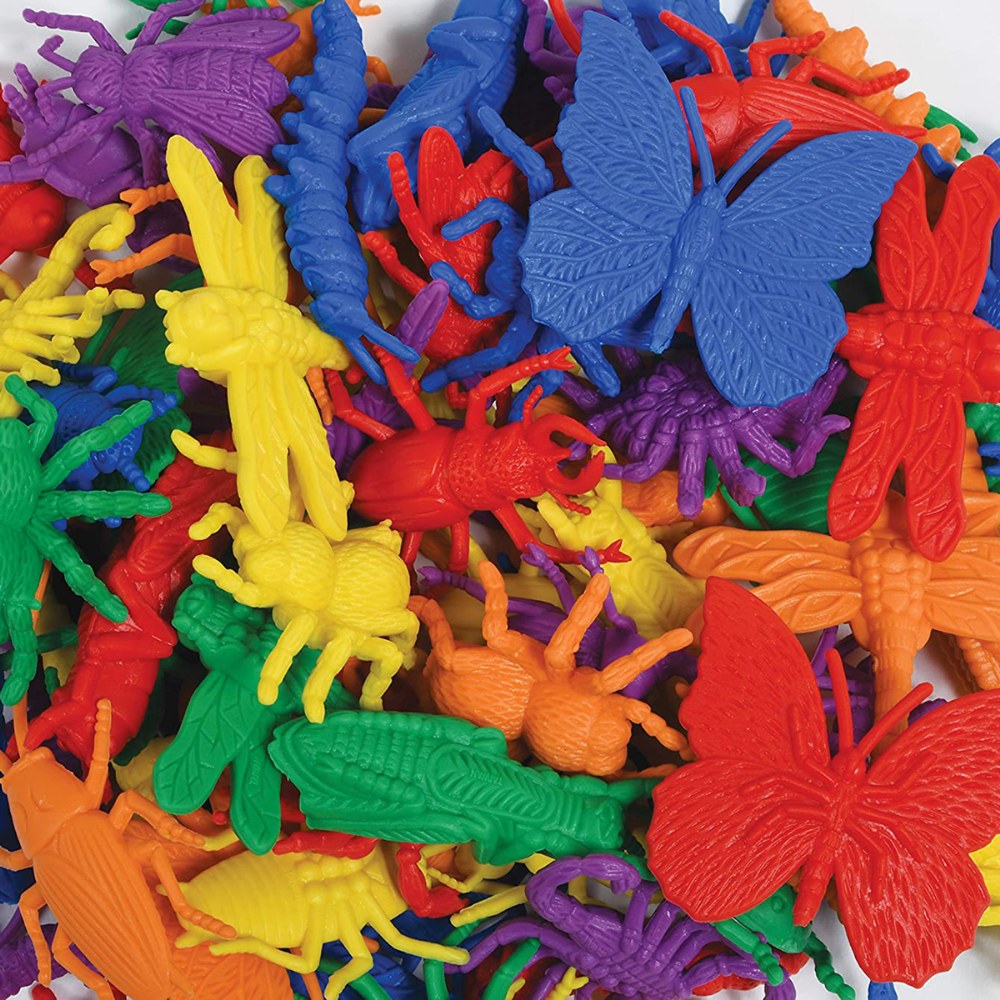 Colorful Assorted Bug Counters with 12 Different Insects