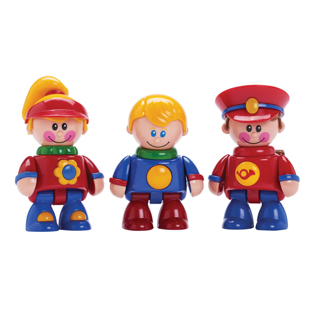 TOLO® First Friends Movable Figurines for Toddlers - Caucasian - Set of 3