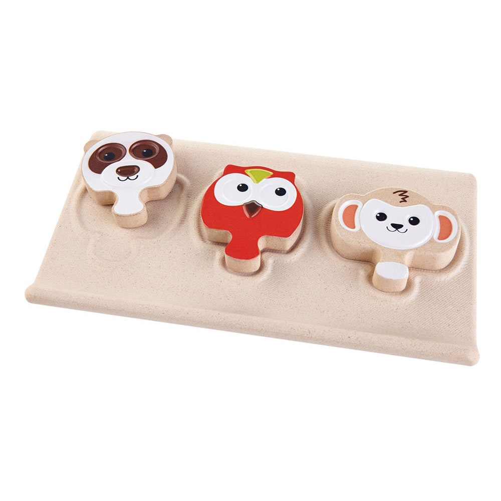 Animal Puzzle - Two-Sided Puzzle - 6 Pieces
