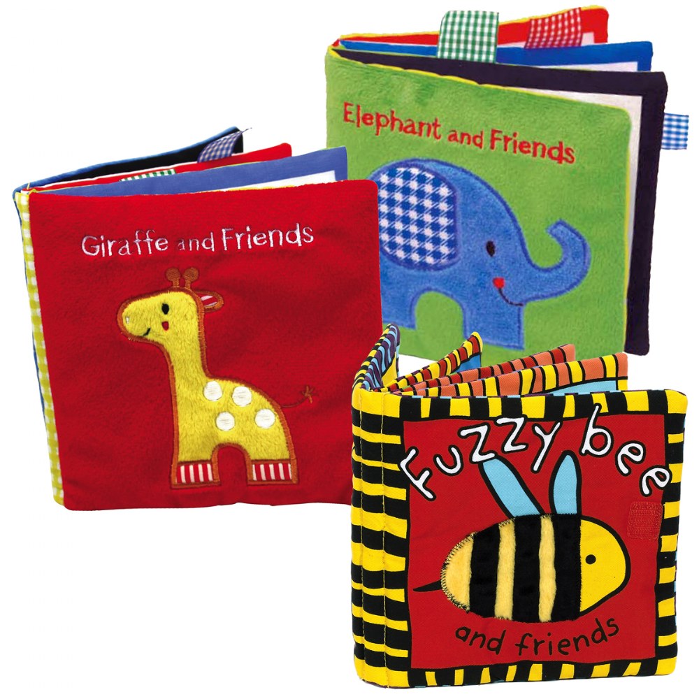 Animals Cloth Books - Set of 3