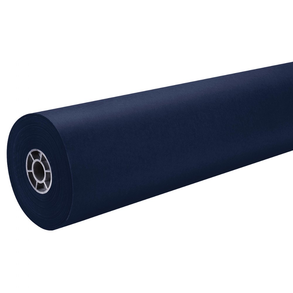 36" x 500' ArtKraft® Duo-Finish® Paper Roll - Dark Blue