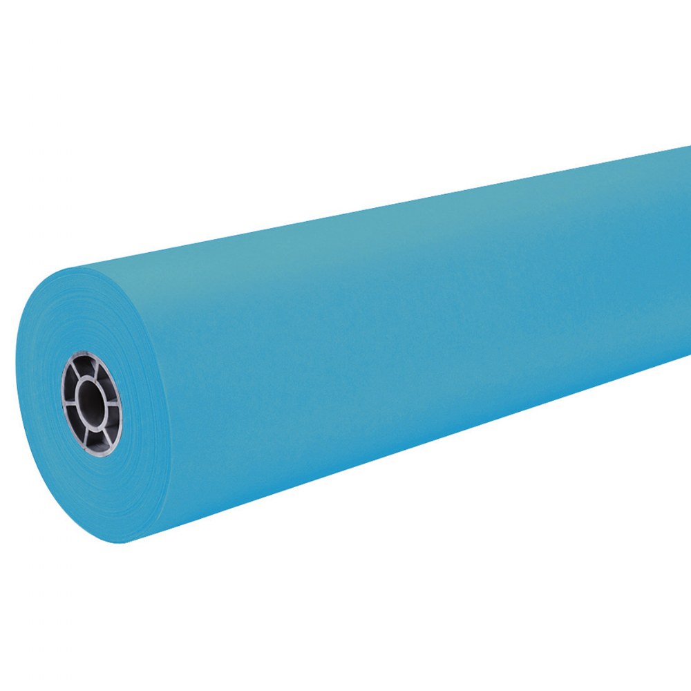 36" x 500' ArtKraft® Duo-Finish® Paper Roll - Sky Blue