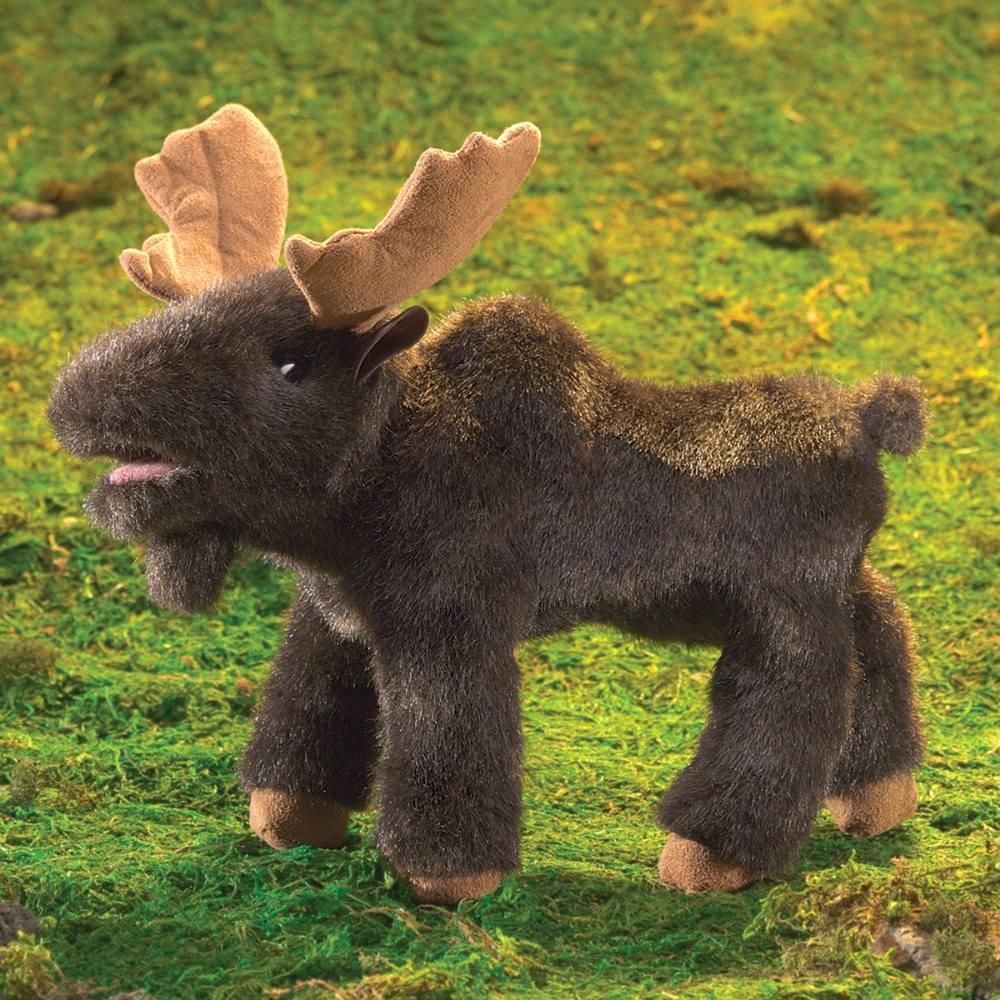 Small Moose Hand Puppet