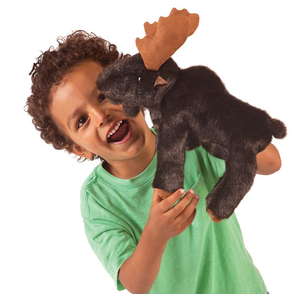 Small Moose Hand Puppet