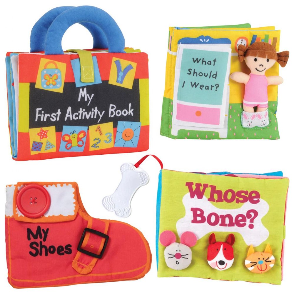 Interactive Cloth Books - Set of 4