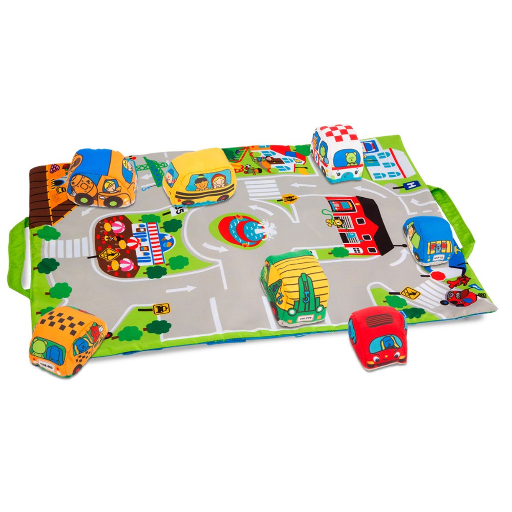 Take Along Town Play Mat with Vehicles