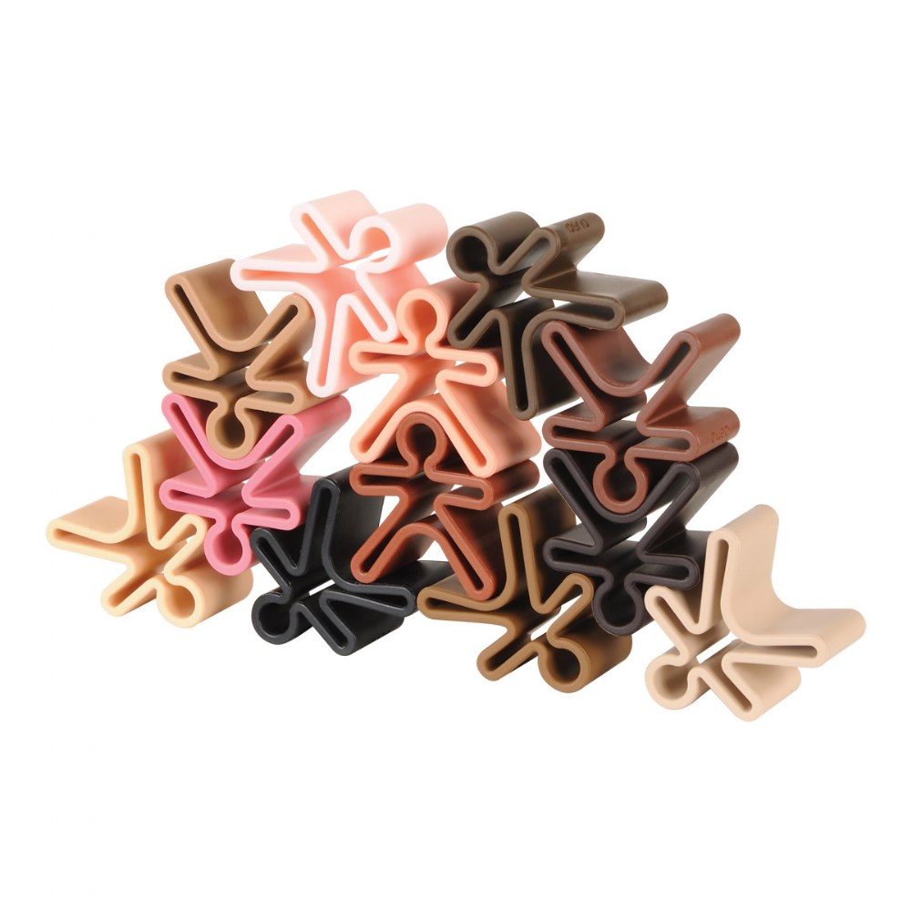 Silicone Diversity People - Set of 12