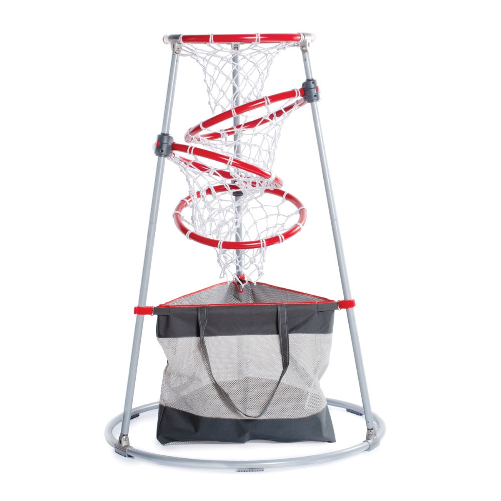 4-Hoop Basketball Play Set with Storage Bag