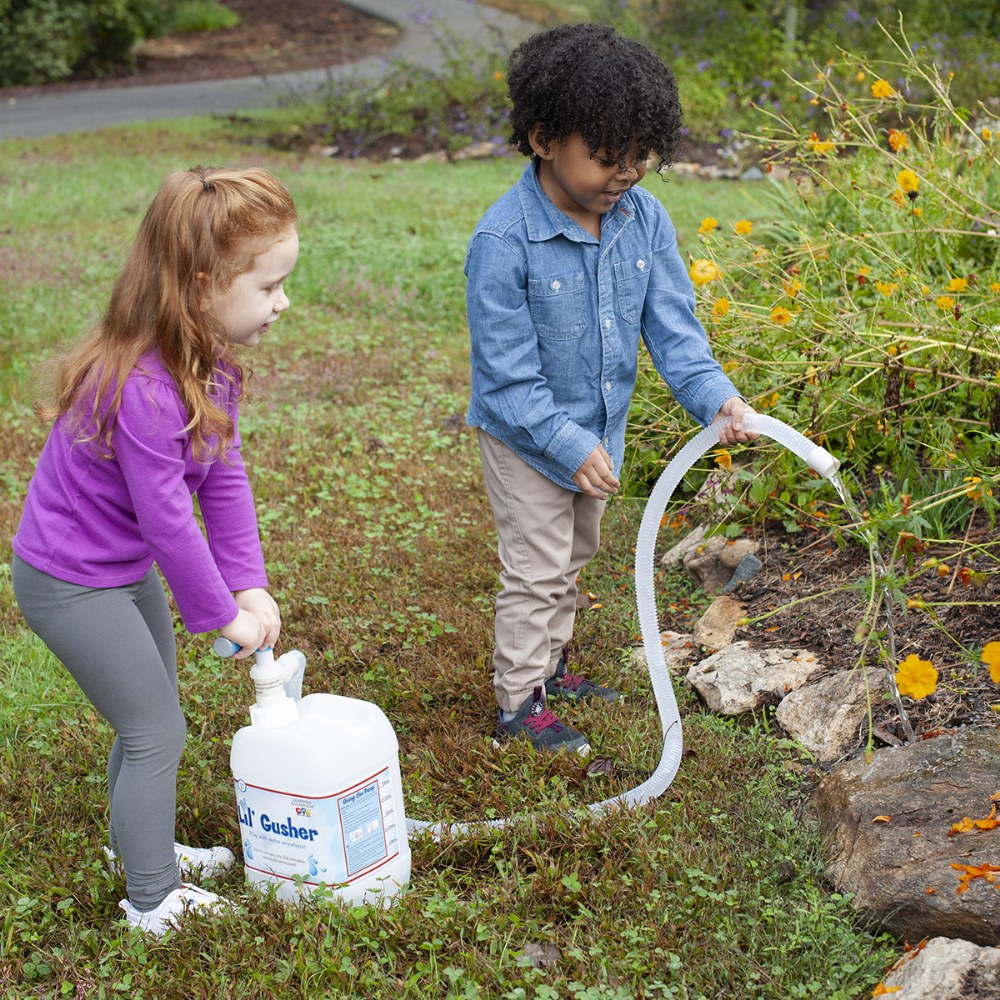 Lil' Gusher Manually Operated Indoor and Outdoor Watering Pump for Children