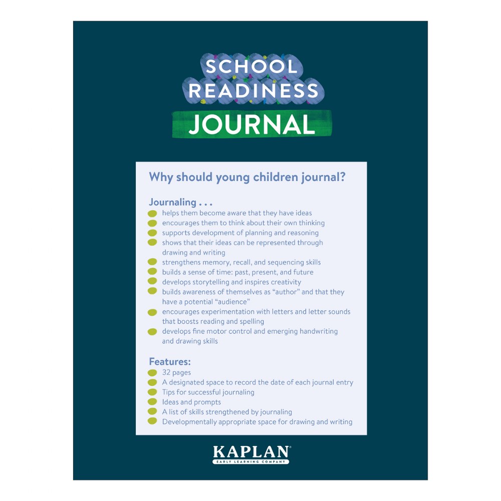 School Readiness Journals - Set of 10