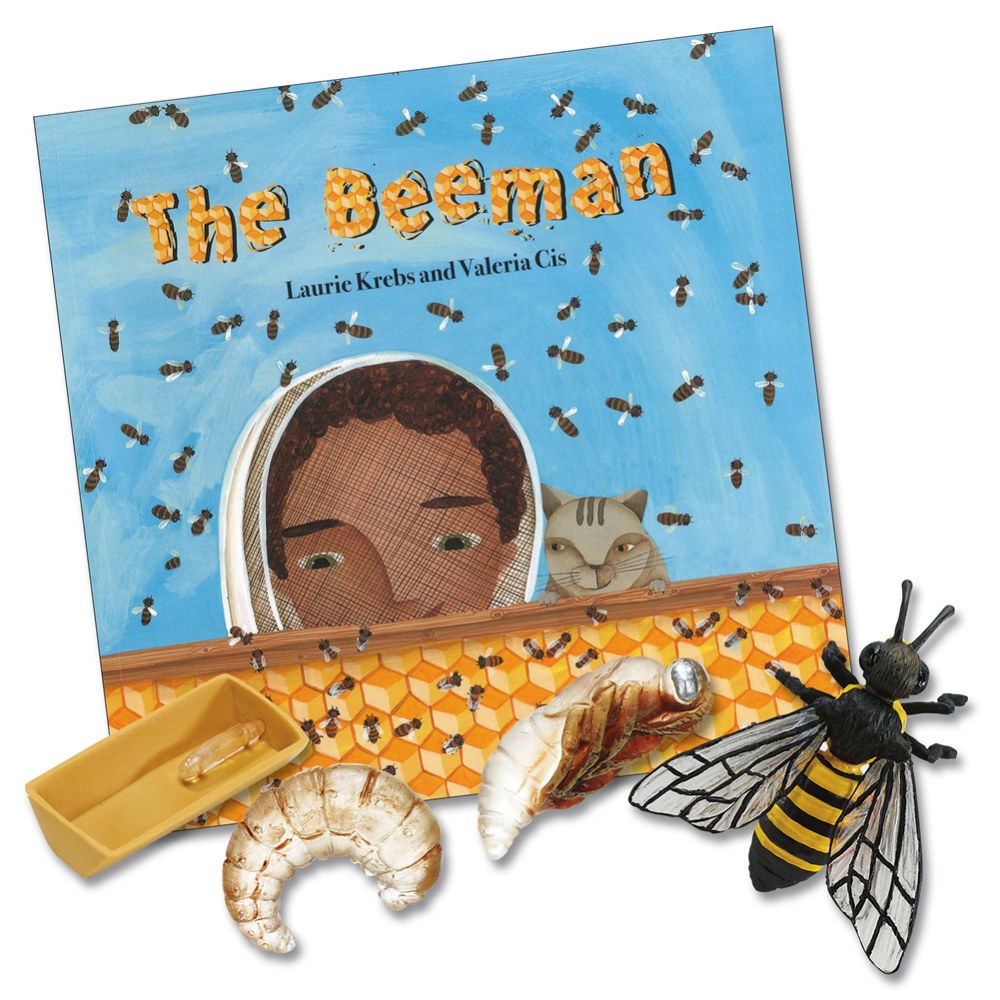 The Beeman and the Honeybee Set - Paperback Book & Life Cycle Set