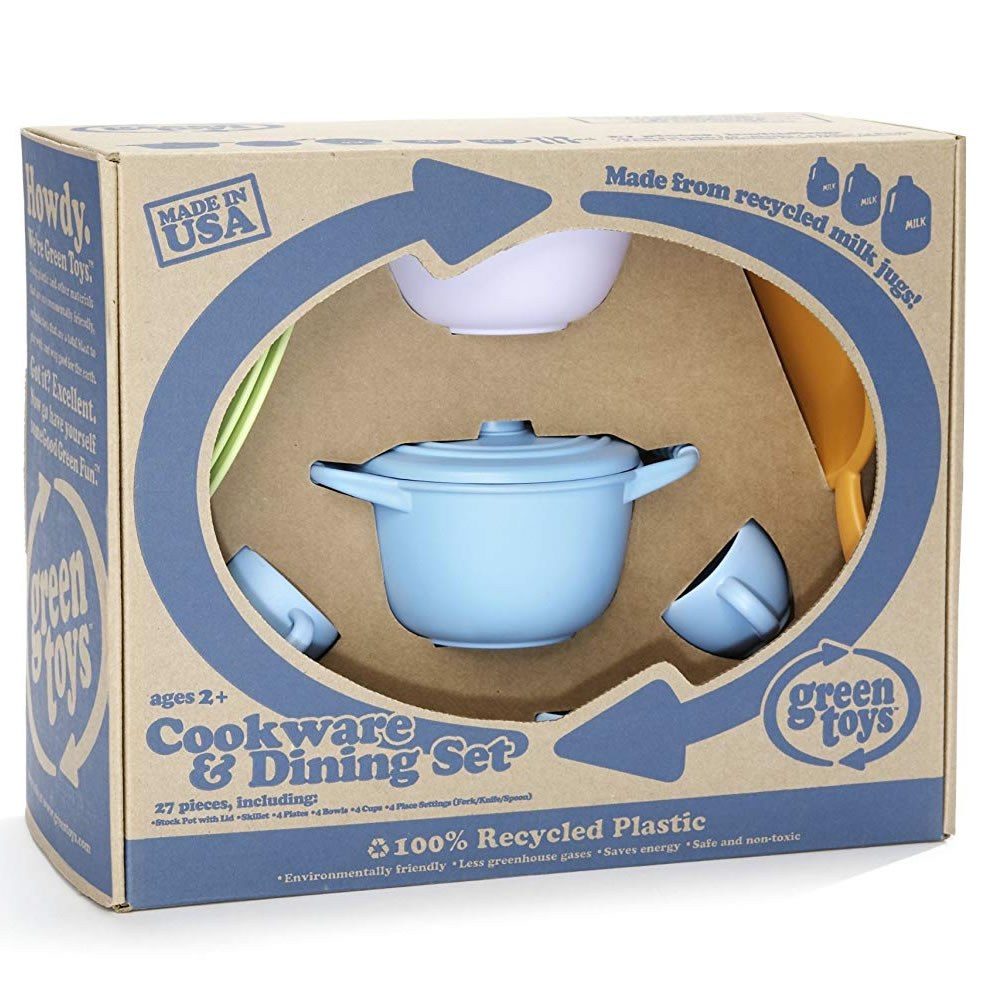 Eco-Friendly Plastic Cookware and Dining Set