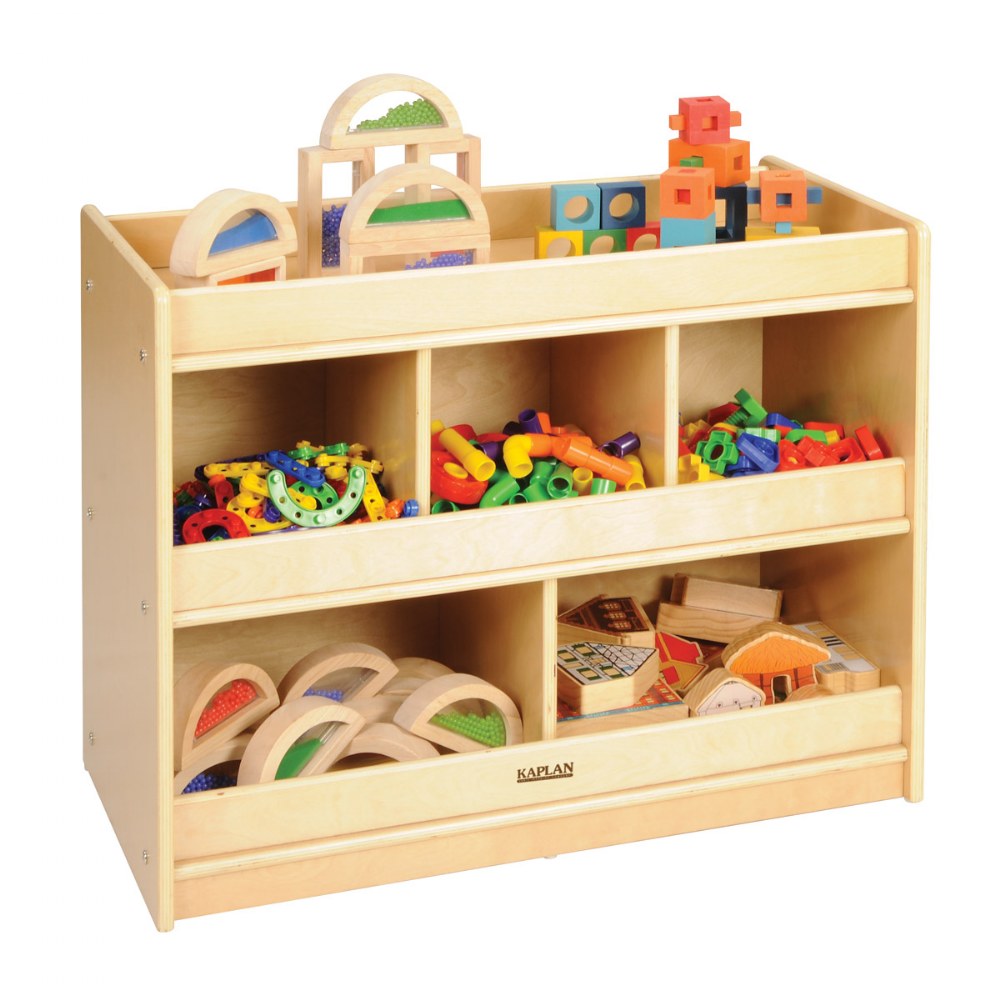 Carolina Wooden 5-Cubby Storage Center
