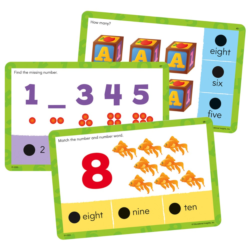 Hot Dots Jr Numbers And Counting Cards