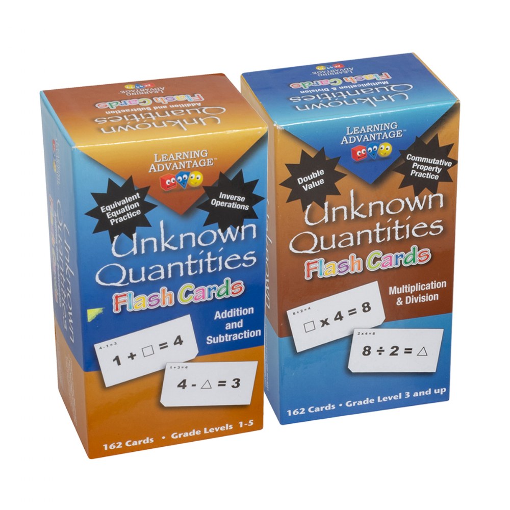 Unknown Quantities Flash Cards