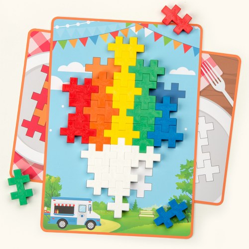 Plus-Plus BIG Picture Puzzles - Basic Color Mix