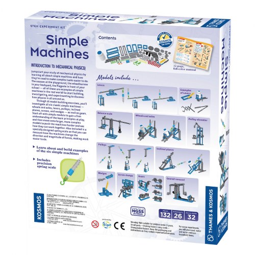 Simple Machines STEM Experiment and Model Building Kit