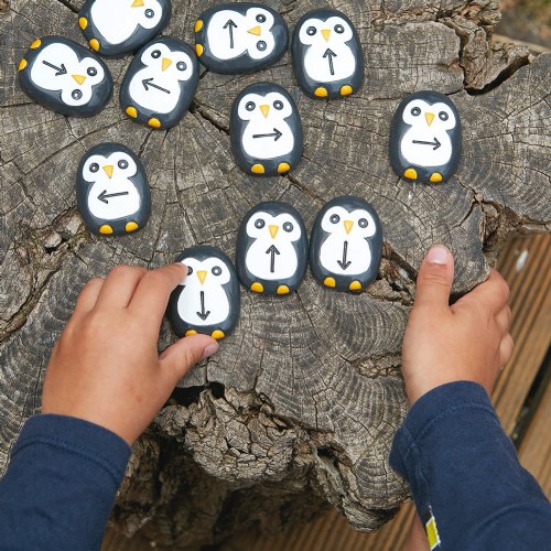 Pre-Coding Penguin Stones & Activity Cards