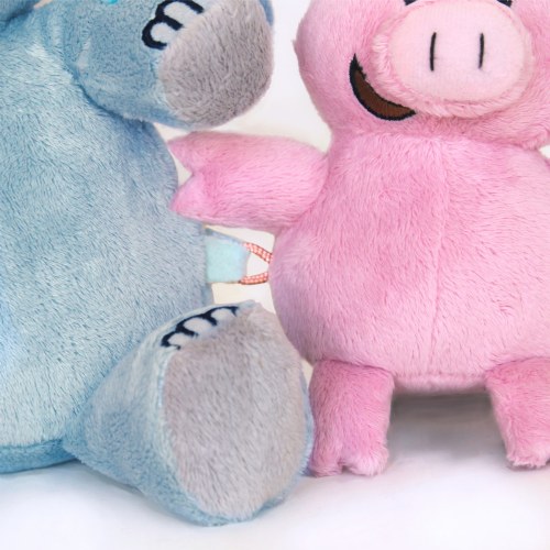 Elephant and Piggie Plushies & A Big Guy Took My Ball Book