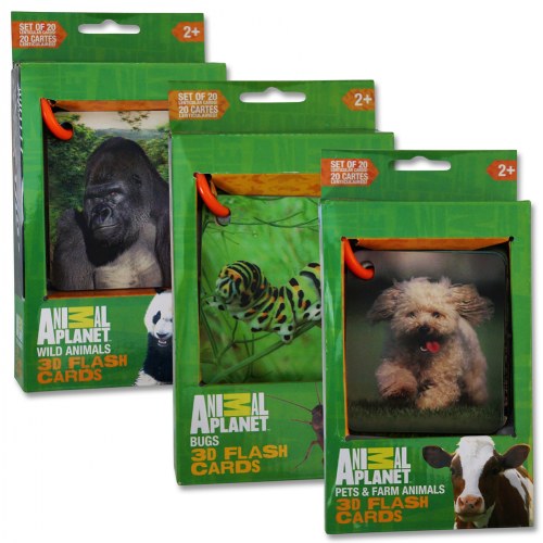 Animal Planet 3D Creatures Flash Cards