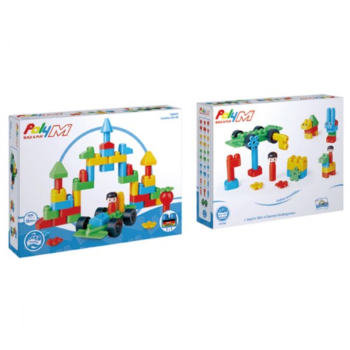 PolyM® Creative City Building Blocks Kit - 50 Pieces