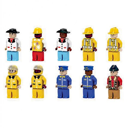 Block Figures Careers Community Set - 50 Pieces