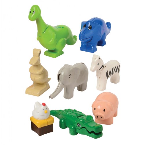 Block Animals Building Set