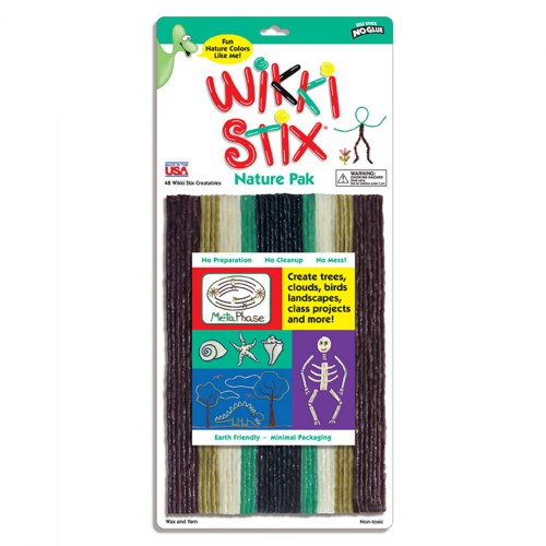 Wikki Stix® - Triple Pak - Nature, Primary, Neon - 144 Pieces