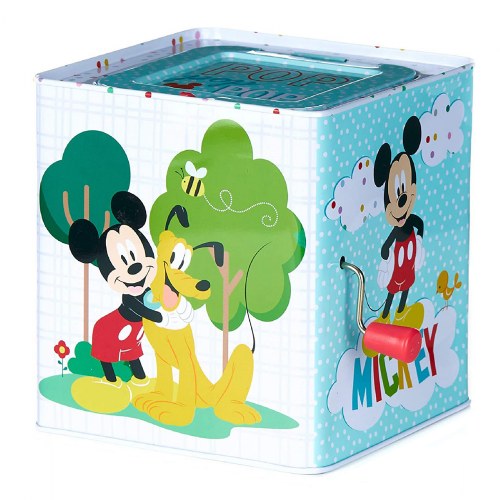 Mickey Mouse Jack-in-the-Box - Plays "Mickey Mouse March"