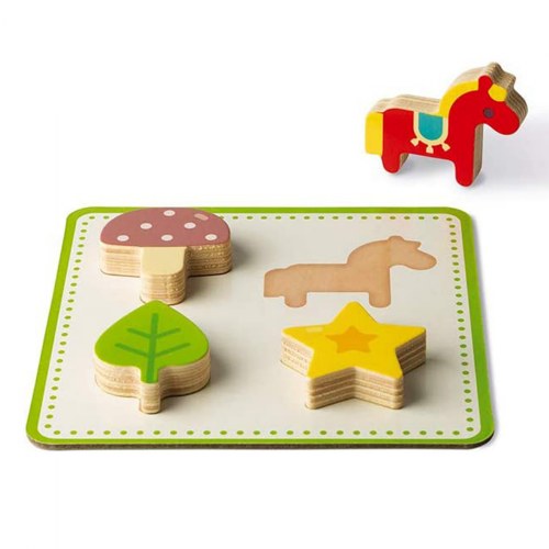 Wooden Memory Touch Recognition Game