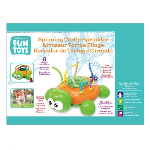 Spinning Turtle Sprinkler - Sprays in 6 Directions